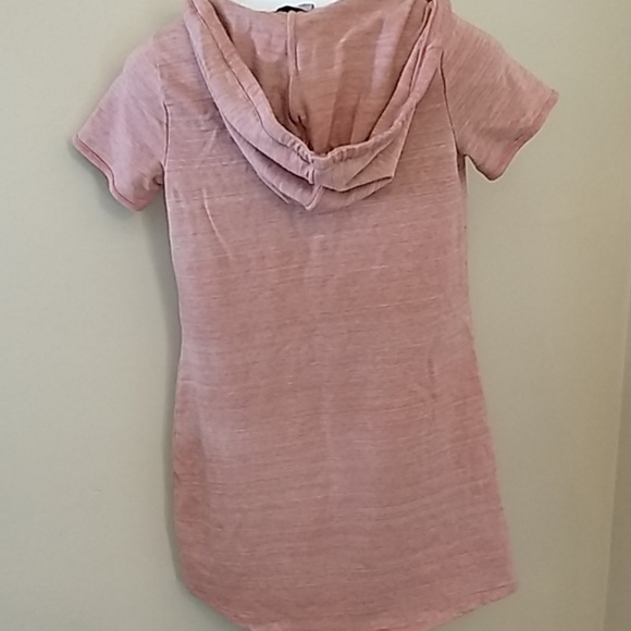 QVC | Tops | Anybody French Terry Pink Hooded Tunic Xs For Qvc | Poshmark